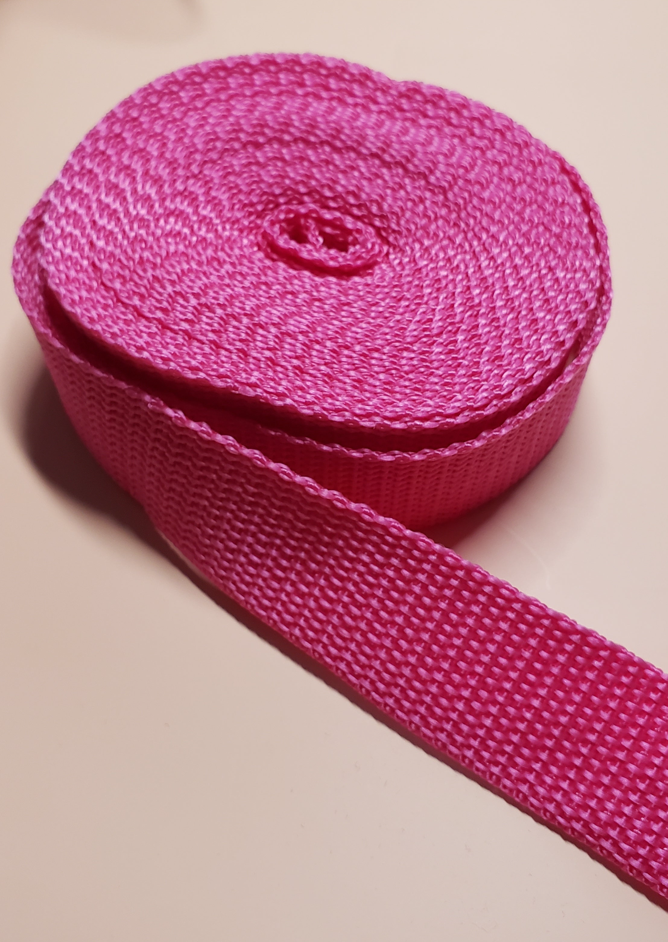 RTS Hardware - 1" Woven Bright Pink Webbing – Itchin To Get Stitchin ...