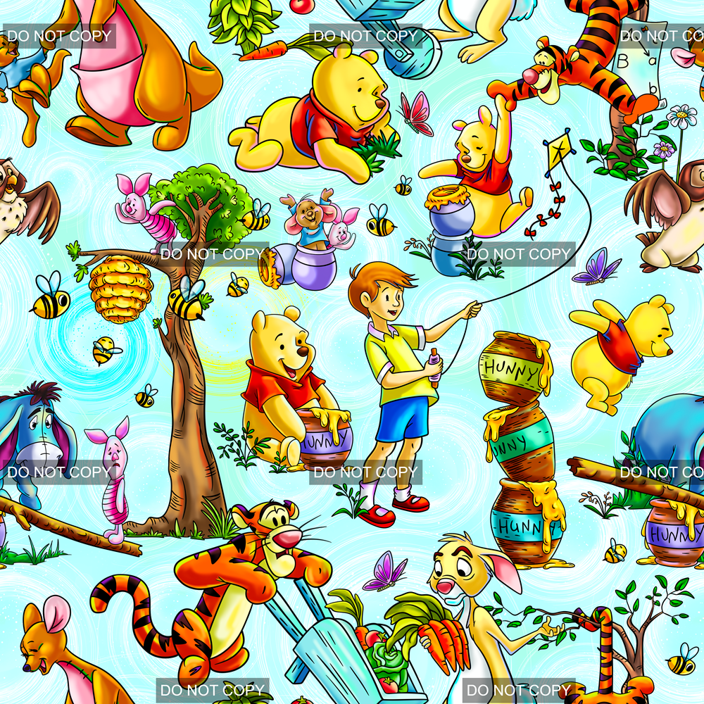 RTS - Bear Adventures Main 3 Vinyl – Itchin To Get Stitchin Custom Fabrics