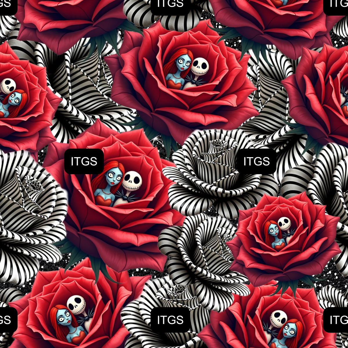 Nightmare Roses – Itchin To Get Stitchin Custom Fabrics