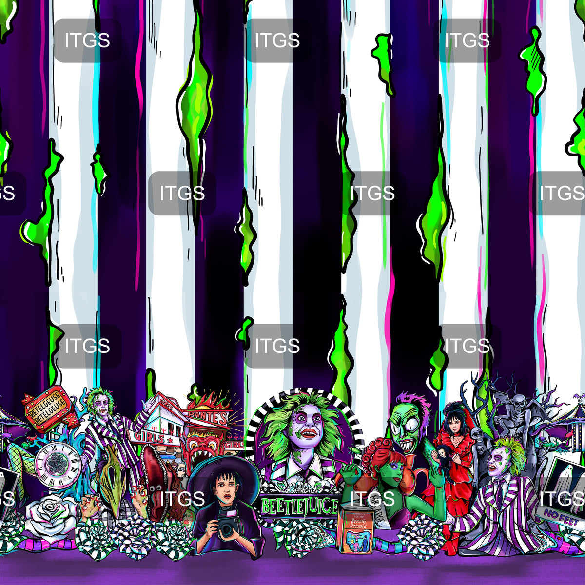 RTS - Its Showtime Border 1 Vinyl – Itchin To Get Stitchin Custom Fabrics