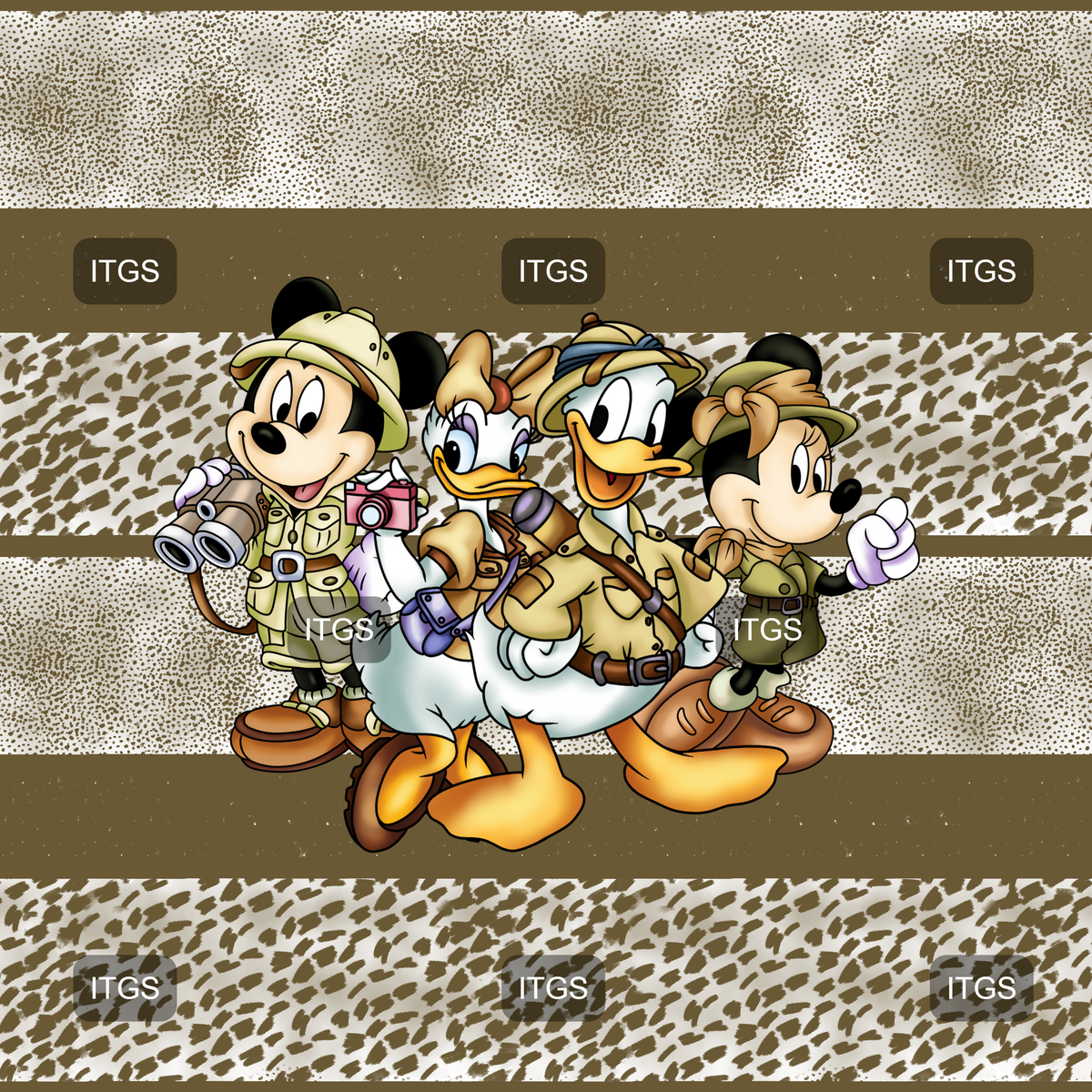 Jungle Crew Panel - Animal – Itchin To Get Stitchin Custom Fabrics