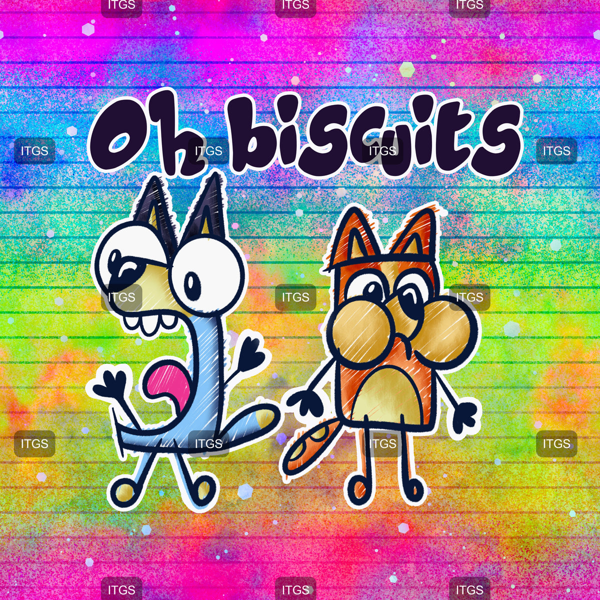 RTS - Oh Biscuits Panel - Options – Itchin To Get Stitchin Custom Fabrics