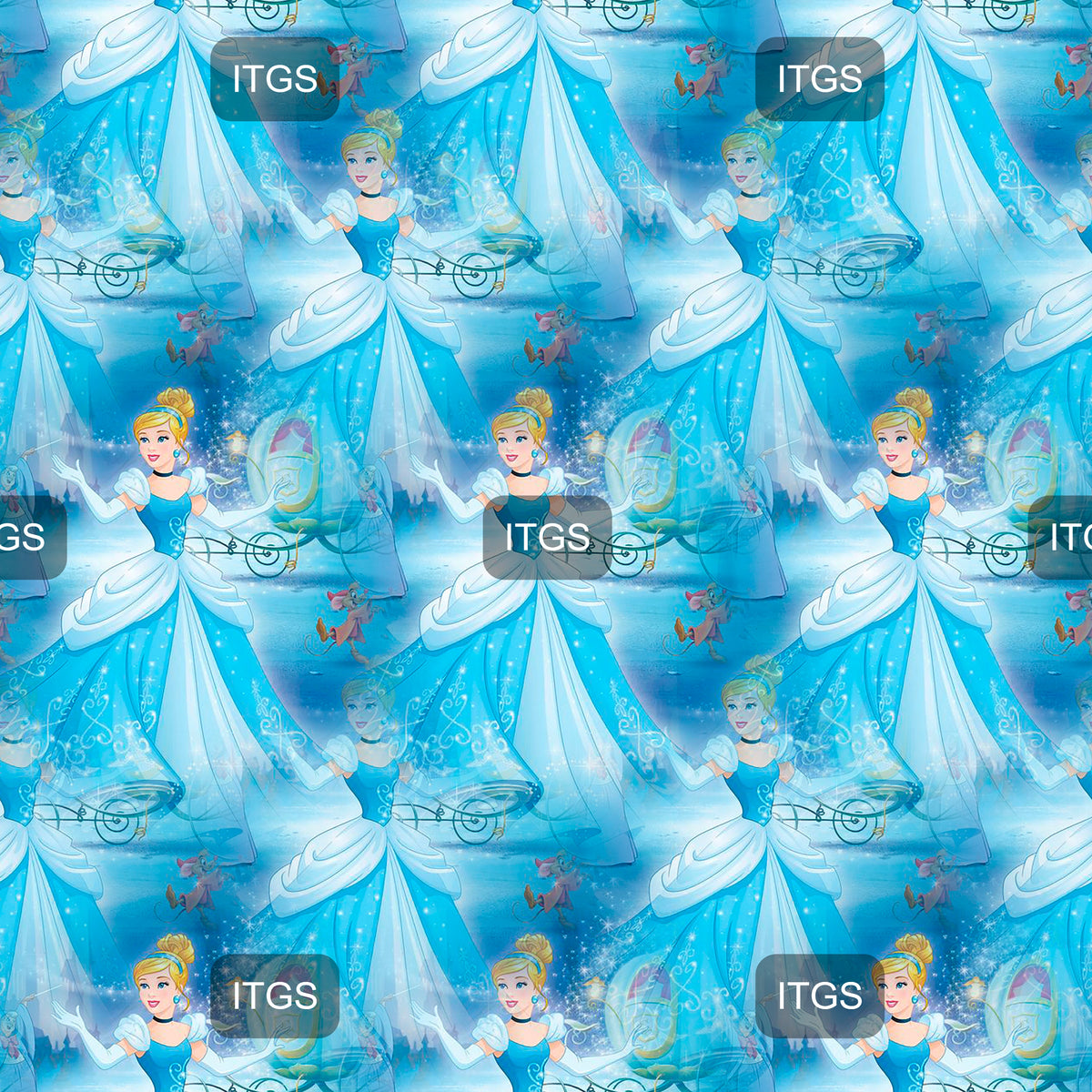 RTS - Mirror Image - Cinder Blue Cotton Lycra – Itchin To Get Stitchin ...