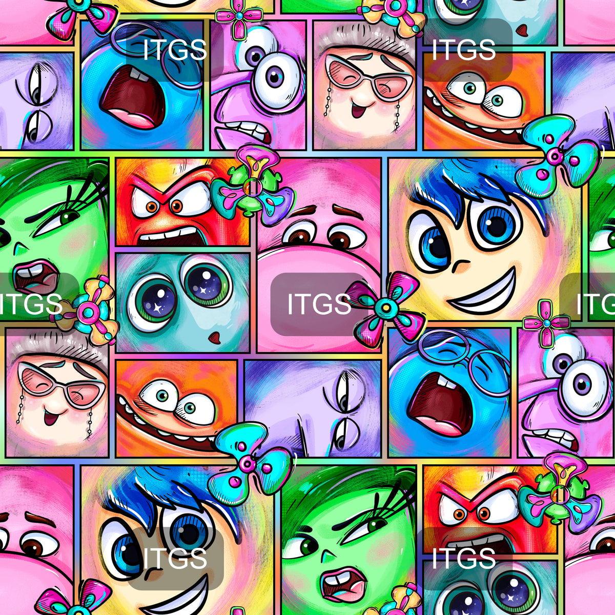 RTS - Feelings Squared Vinyl – Itchin To Get Stitchin Custom Fabrics