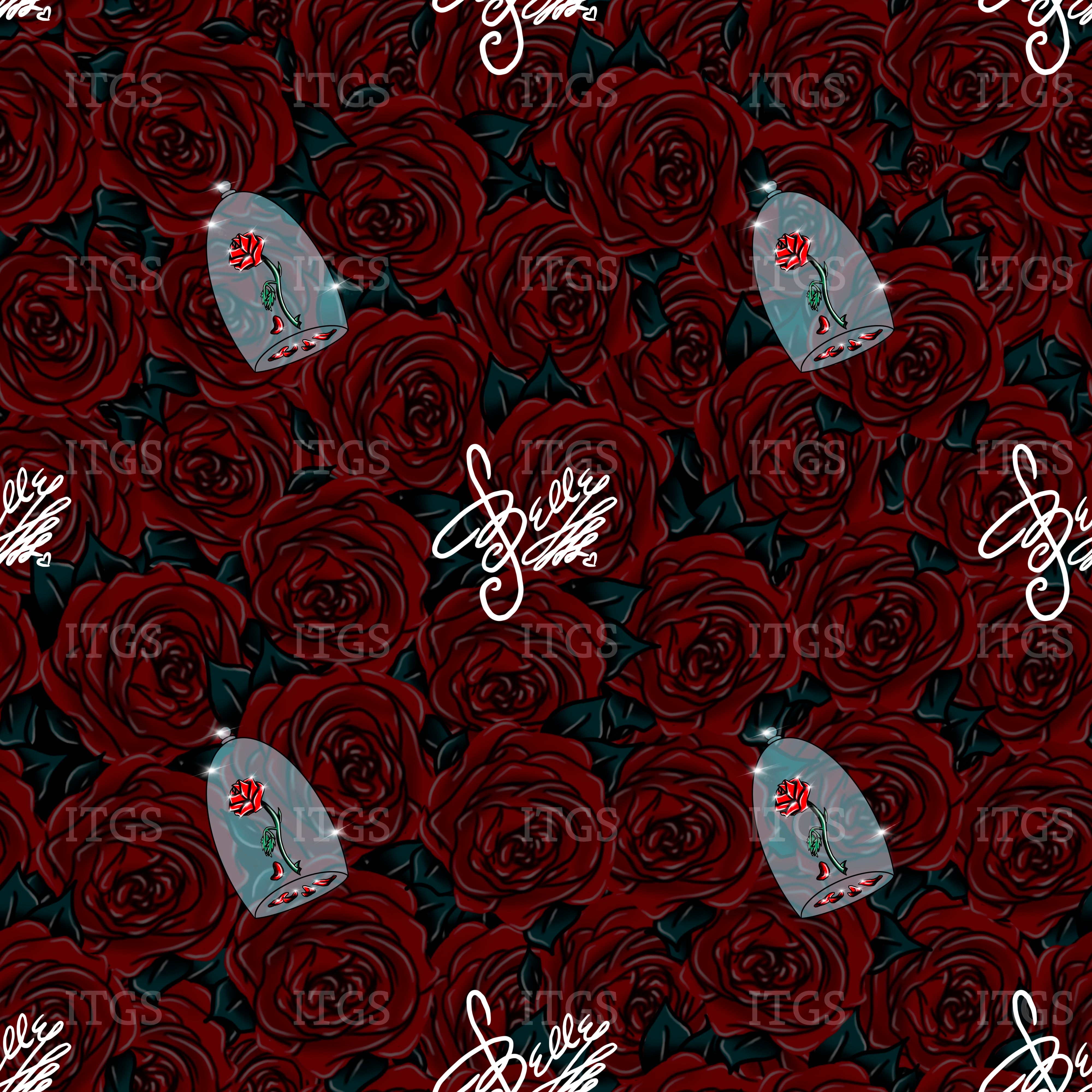 RTS - Punk Beauty Coordinate - Roses Vinyl – Itchin To Get Stitchin ...