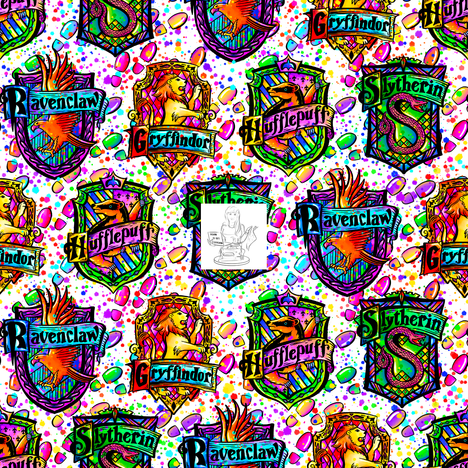 RTS - Clear Vinyl Design - Watercolor Wizard 2 – Itchin To Get Stitchin ...